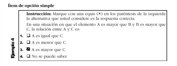Items de Cierto – Falso y de Selección simple y Múltiple | Webscolar