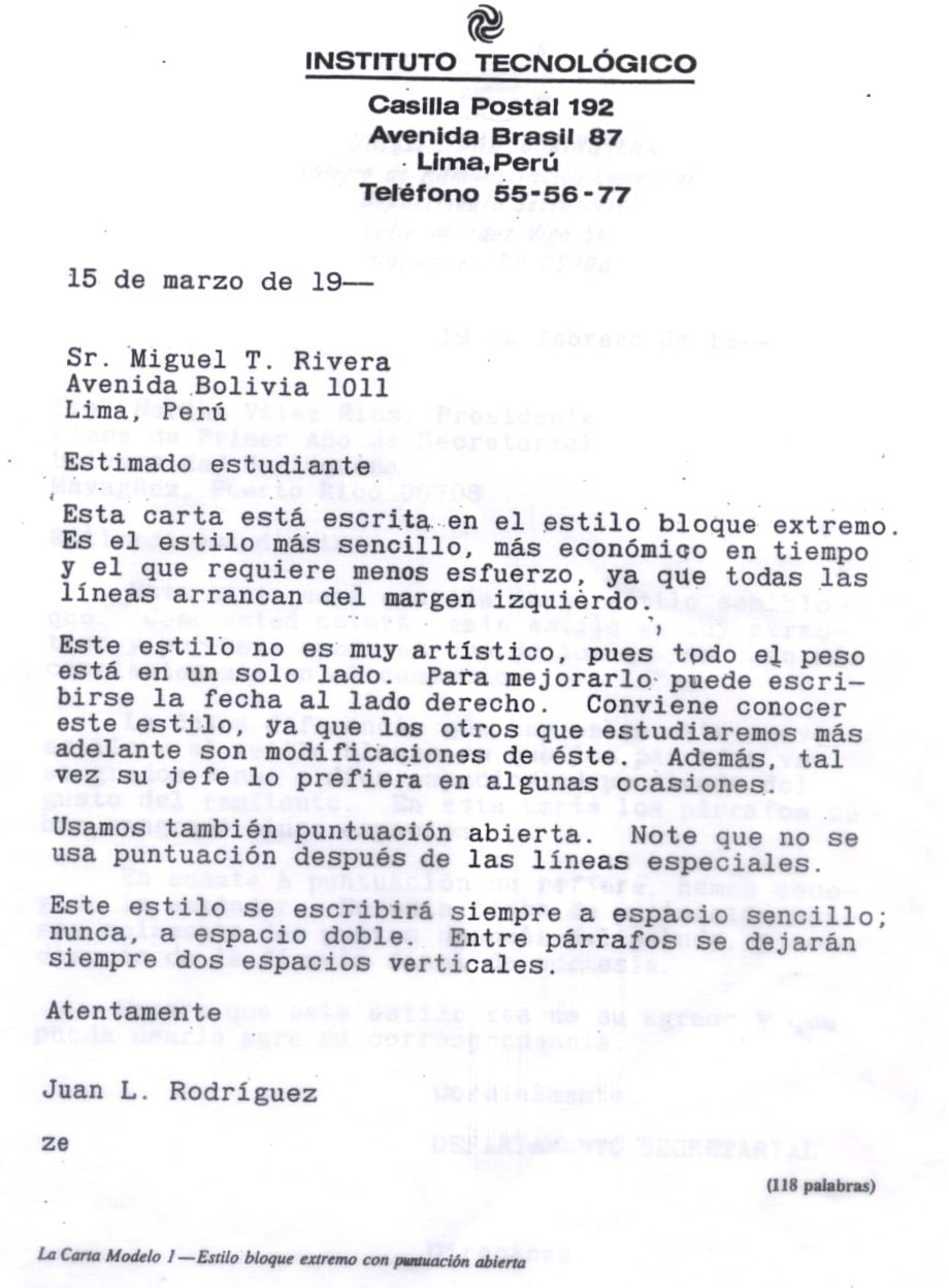 (PDF) Estilos de las Cartas Comerciales - webscolar.com · Estilo Bloque ...