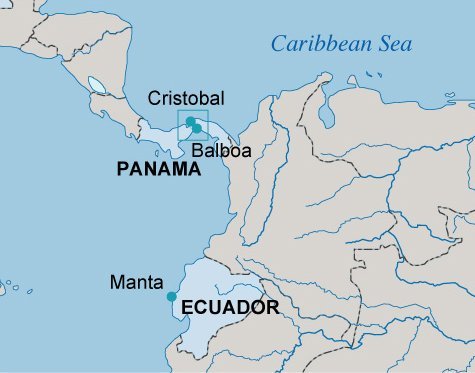 Several ports of Panama | Webscolar