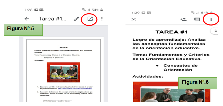 Guía para descargar y compartir archivos de tareas desde ...