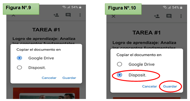 Guía para descargar y compartir archivos de tareas desde ...