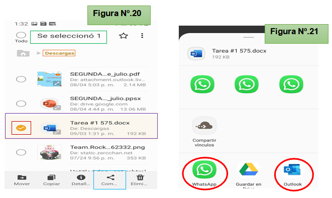 Guía para descargar y compartir archivos de tareas desde ...